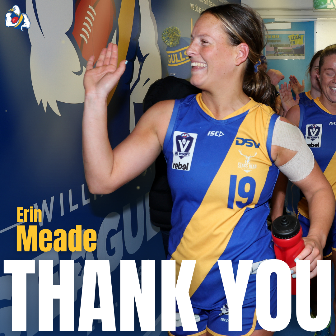 Thank you, Erin Meade - Williamstown Football Club