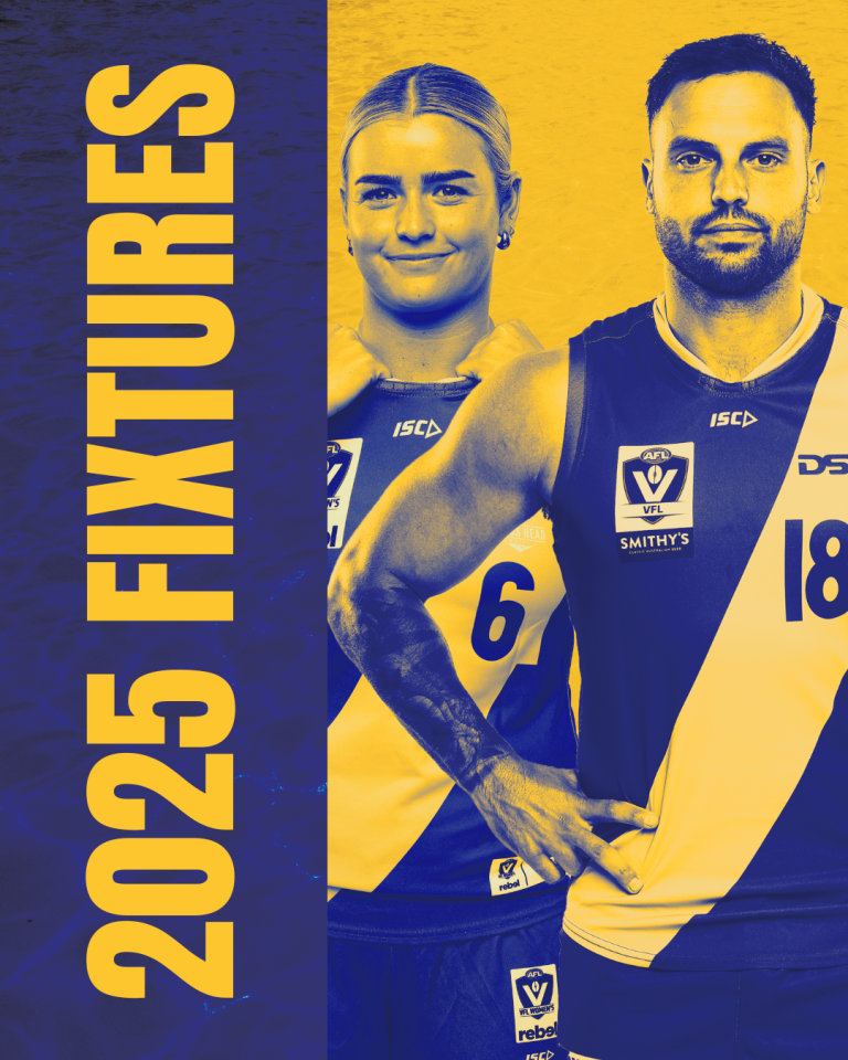 Seagulls 2025 VFL and VFLW Fixtures Confirmed - Williamstown Football Club