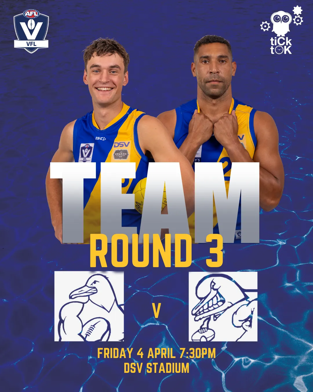 VFL Team Selection: Two Changes for First Home Game - Williamstown Football Club