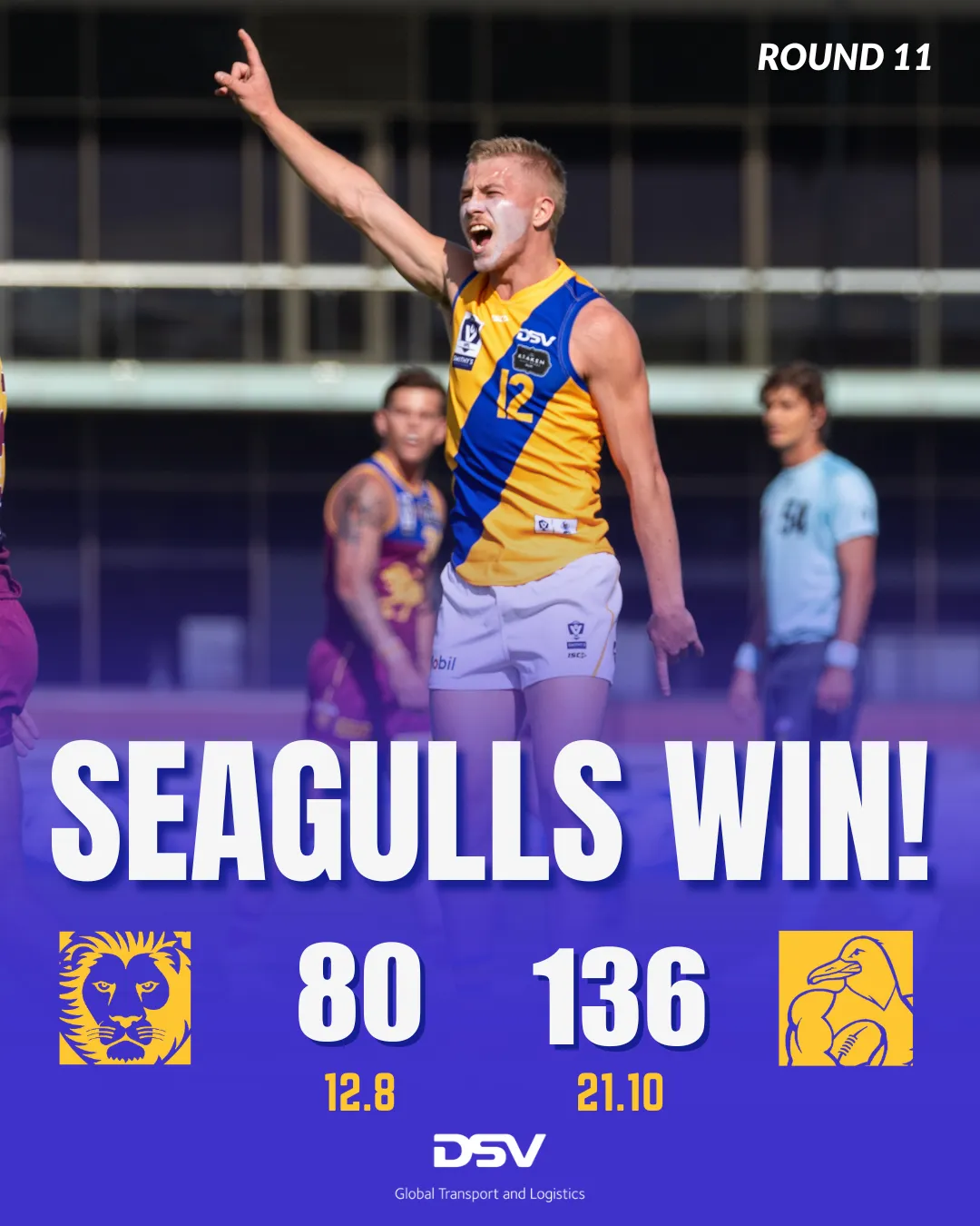 Seagulls earn fifth straight victory in Brisbane - Williamstown ...