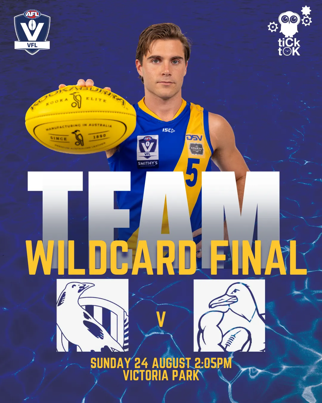 VFL Team Selection: Co-captain returns for Wildcard - Williamstown Football Club
